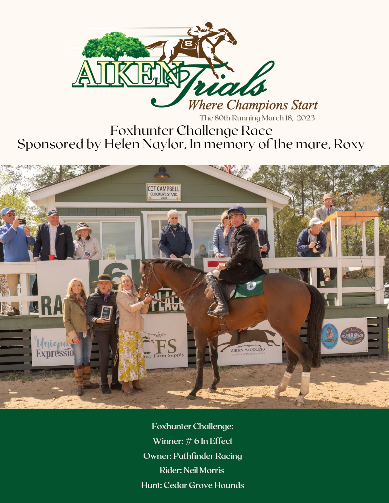 Aiken Training Track | 2023 AIKEN TRIALS. 80th Running of the Aiken Trials Aiken Training Track | 2023 AIKEN TRIALS. 80th Running of the Aiken Trials