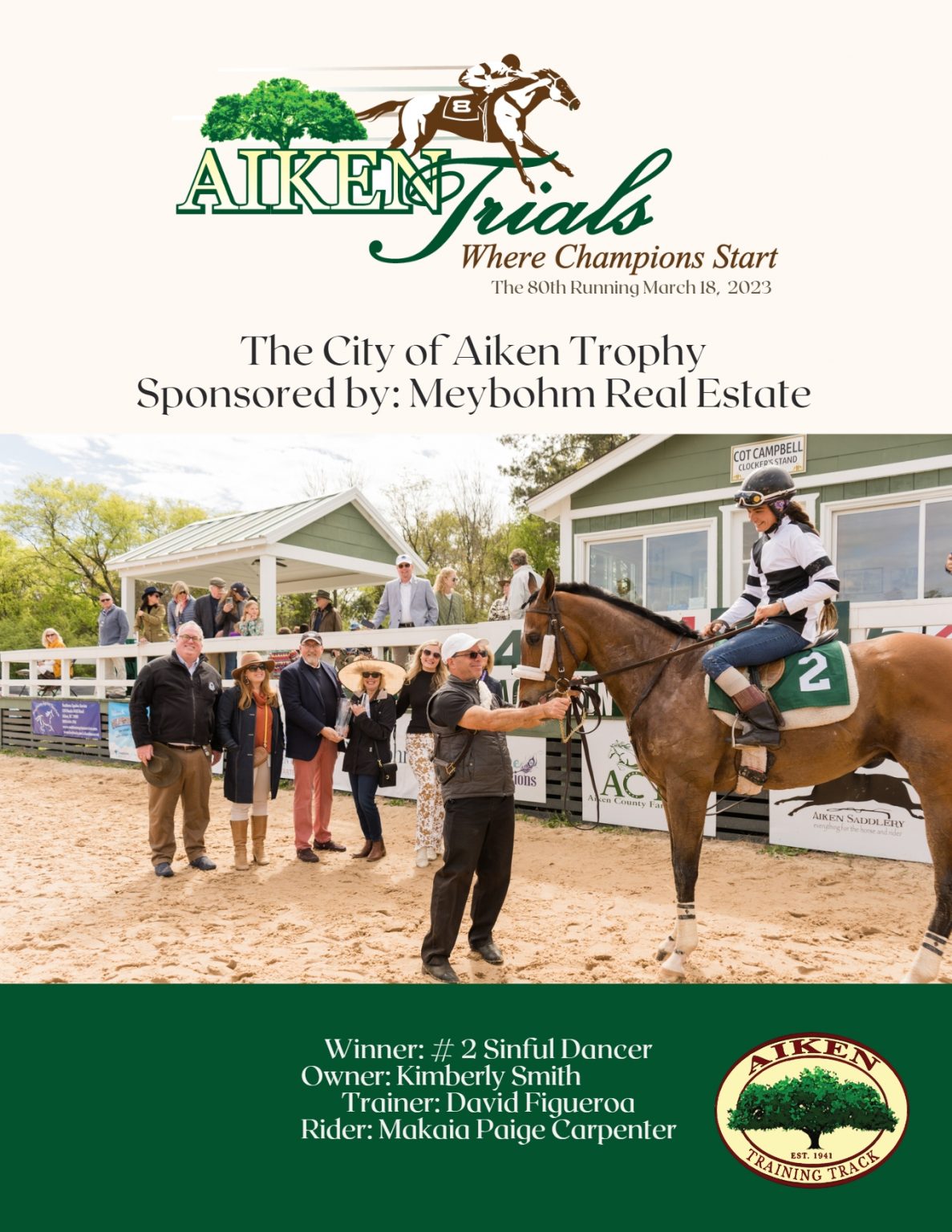 Aiken Training Track | 2023 AIKEN TRIALS. 80th Running of the Aiken Trials
