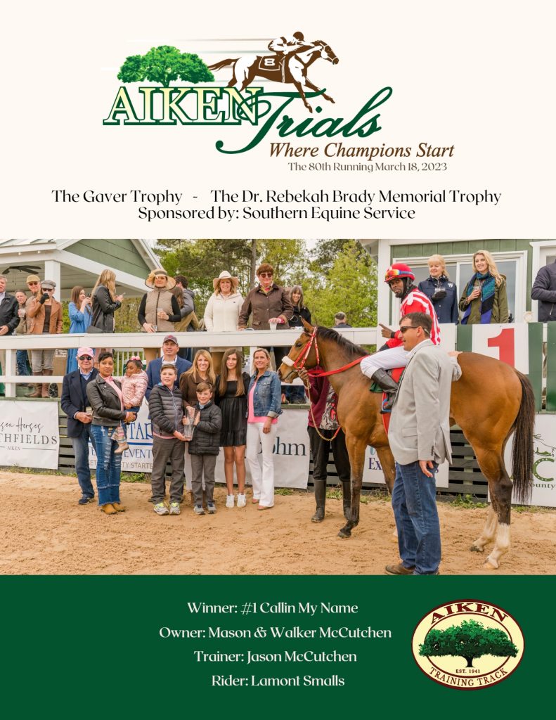 Aiken Training Track | 2023 AIKEN TRIALS. 80th Running of the Aiken Trials