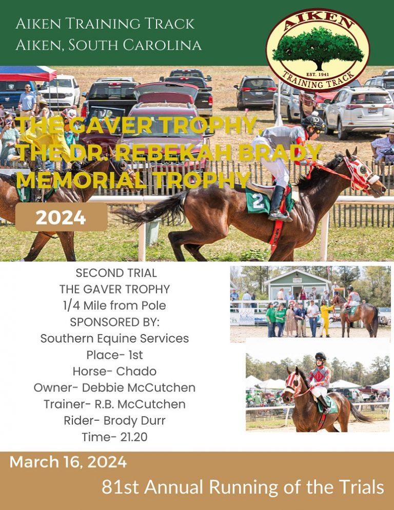 Aiken Training Track | 2024 Aiken Trials – 81st Running of the Aiken Trials