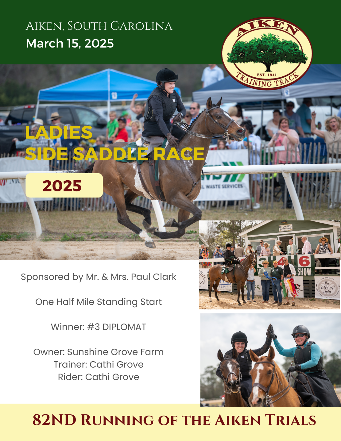 Aiken Training Track | 2025 Aiken Trials – 82nd Running of the Aiken Trials